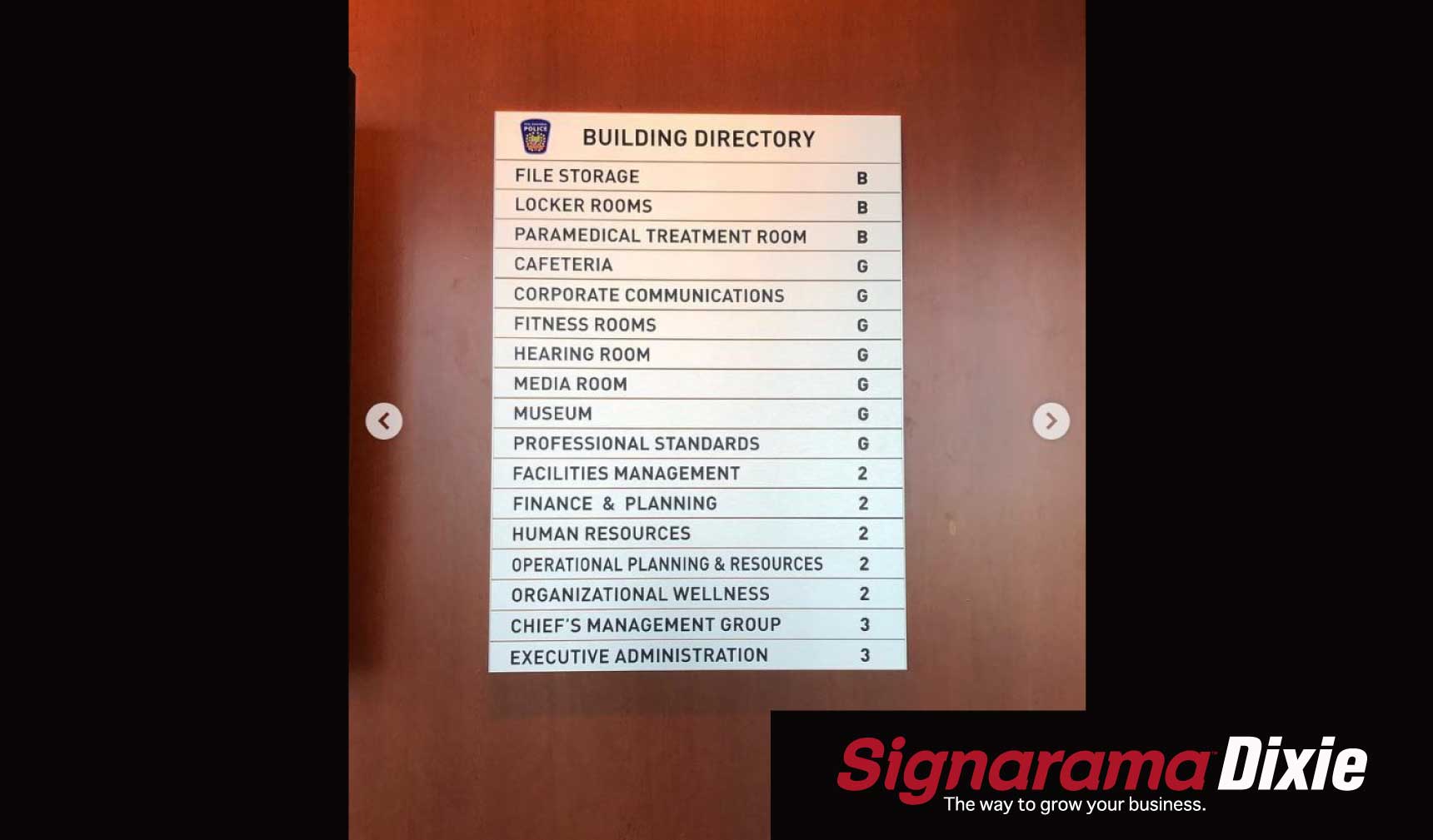 Directional Signs | Wayfinding Signage | Directory Boards | Signarama Dixie